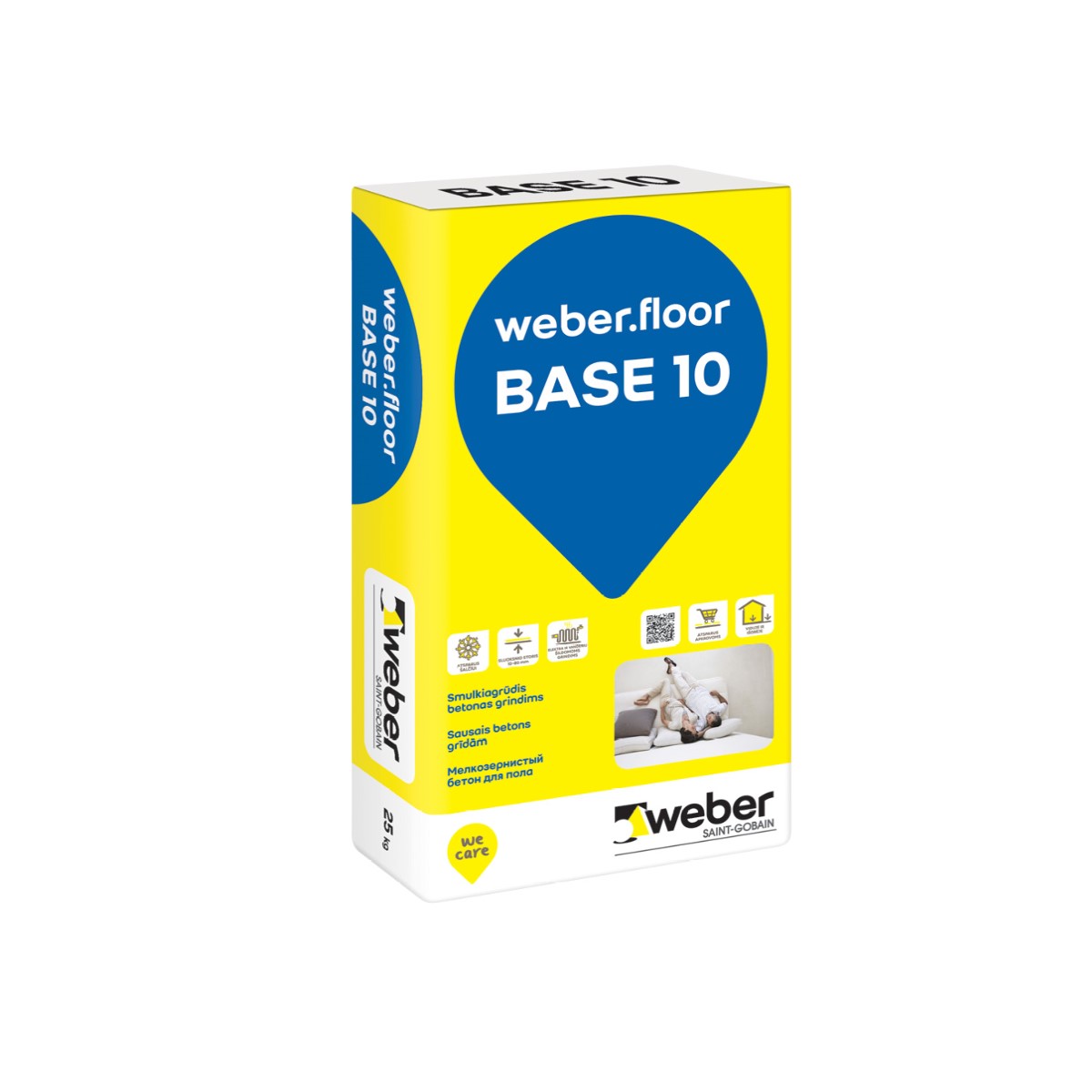 Weber Floor base 10 sausais betons grīdām | Buvserviss.lv