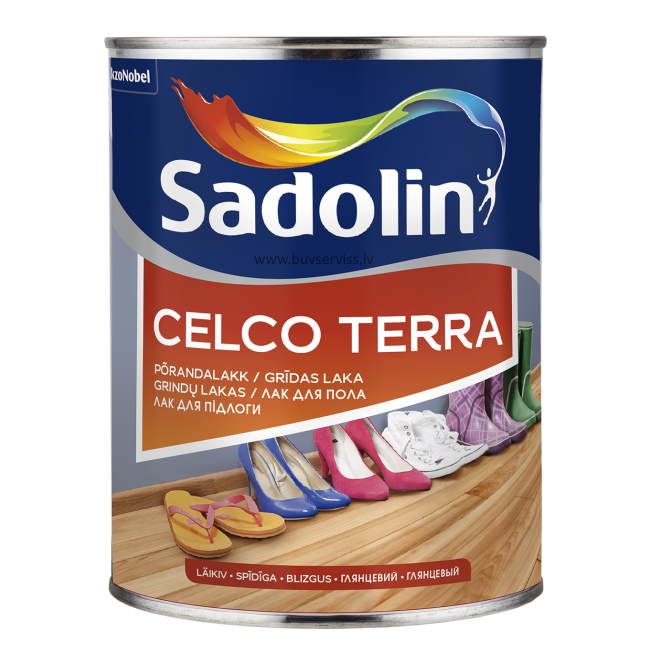 Sadolin Celco Terra Spīdīga laka koka grīdai | Buvserviss.lv